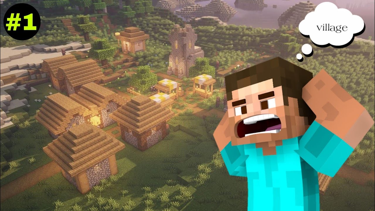 Minecraft ki new series part 1|| main yah kya dekh liya - YouTube