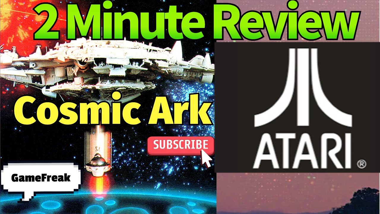 Atari 2600: Cosmic Ark game review. #atari #videogames #gaming # ...