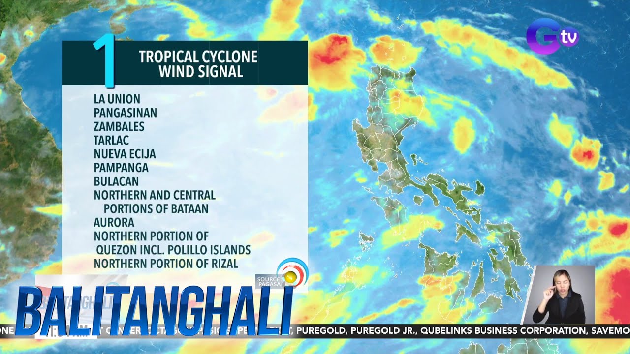 Ilang bahagi ng Metro Manila ang isinailalim sa wind signal ...
