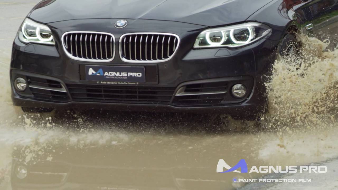 Magnus Pro Paint Protection Film (ppf) ---- Crash Test on a BMW - YouTube
