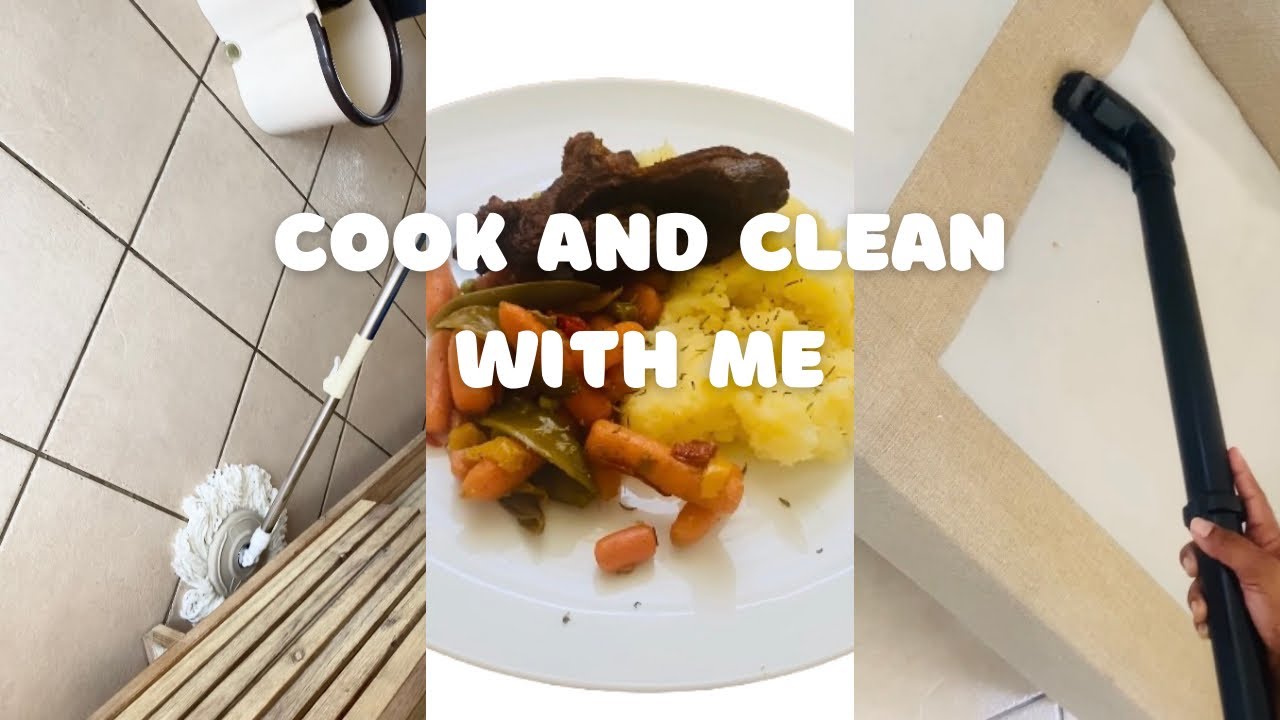 COOK AND CLEAN WITH ME |QUICK AND EASY MEAL |CLEANING MOTIVATION |SOUTH ...