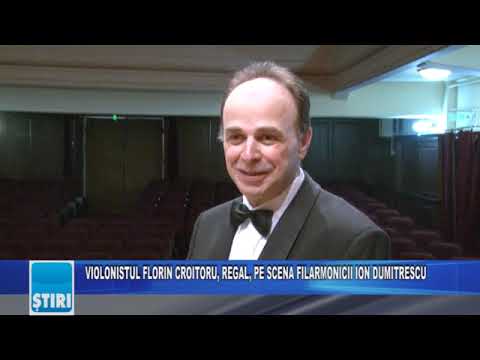 VIOLONISTUL FLORIN CROITORU, REGAL, PE SCENA FILARMONICII ION ...