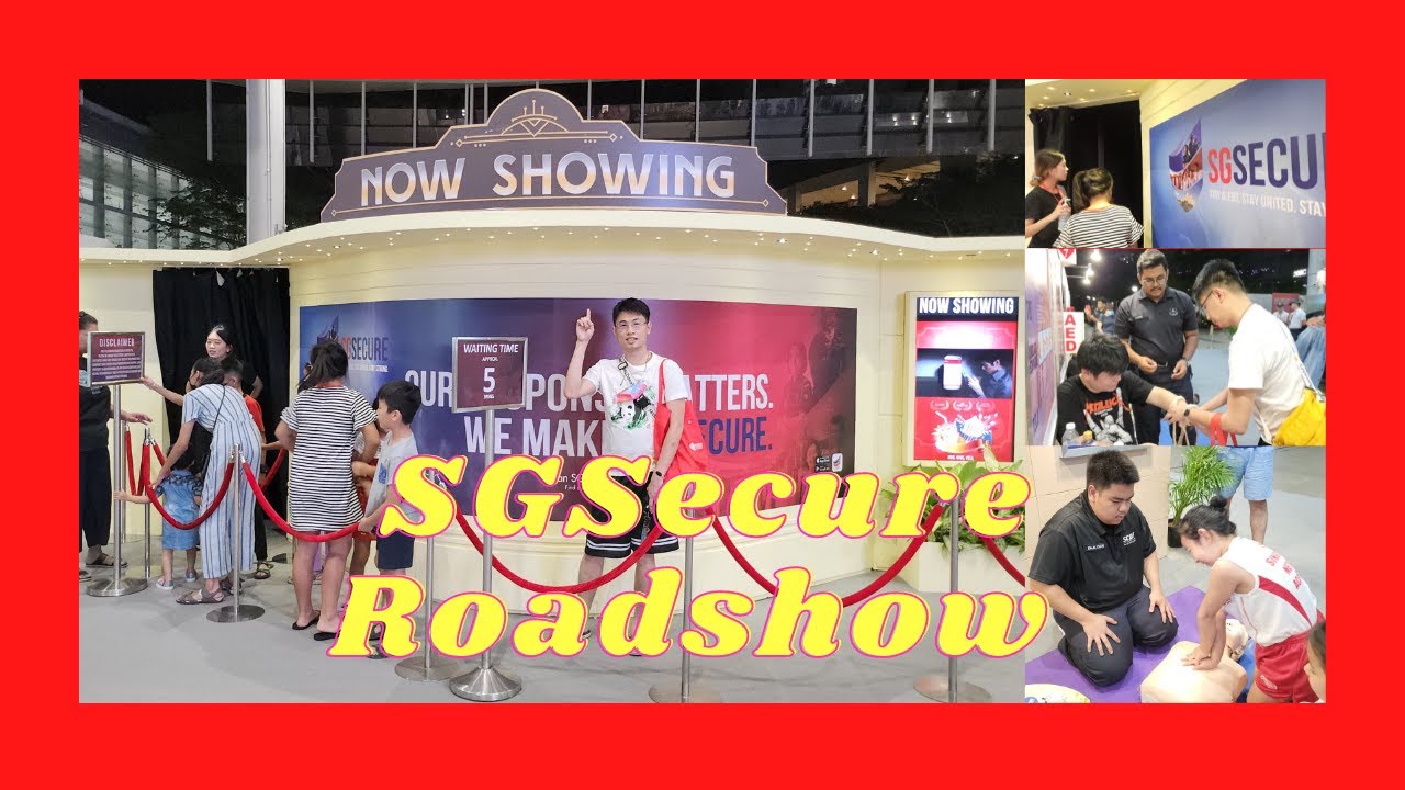 My First time Attending SGsecure Roadshow - YouTube