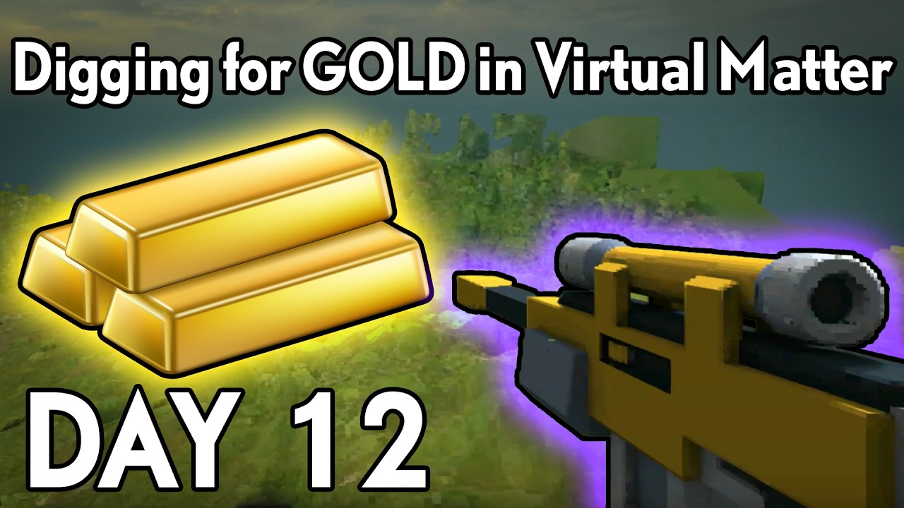 Cortex Command 3D Day 012 - Digging for GOLD in Virtual Matter at DEPTH - YouTube