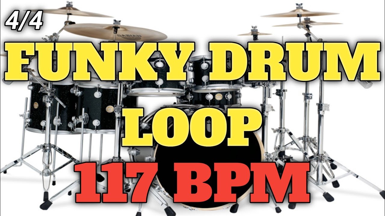 FUNKY DRUM LOOP 117 BPM - YouTube