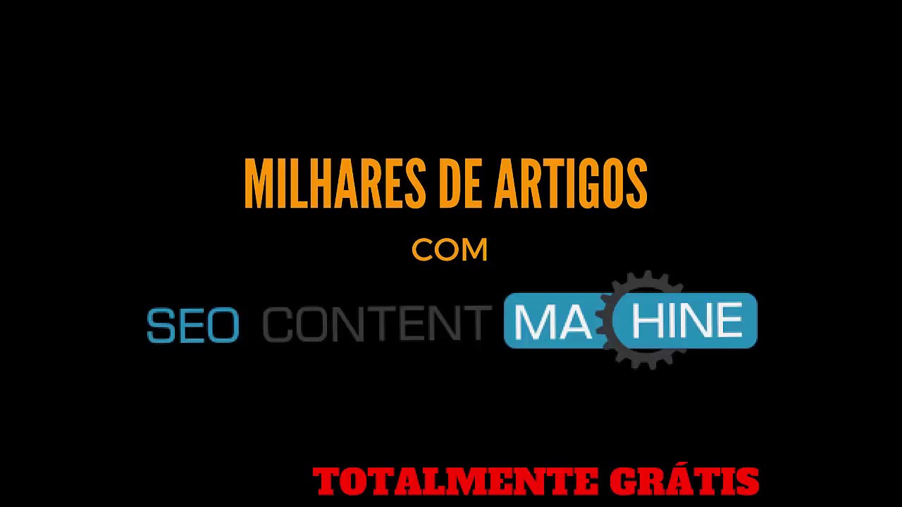 SEO CONTENT MACHINE - YouTube