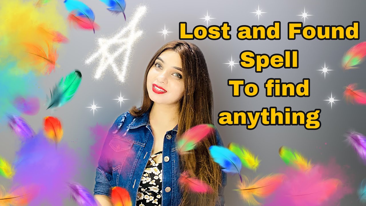 LOST AND FOUND SPELL-spell book-MAGIC SPELL-LAW OF ATTRACTION APOORVA ...