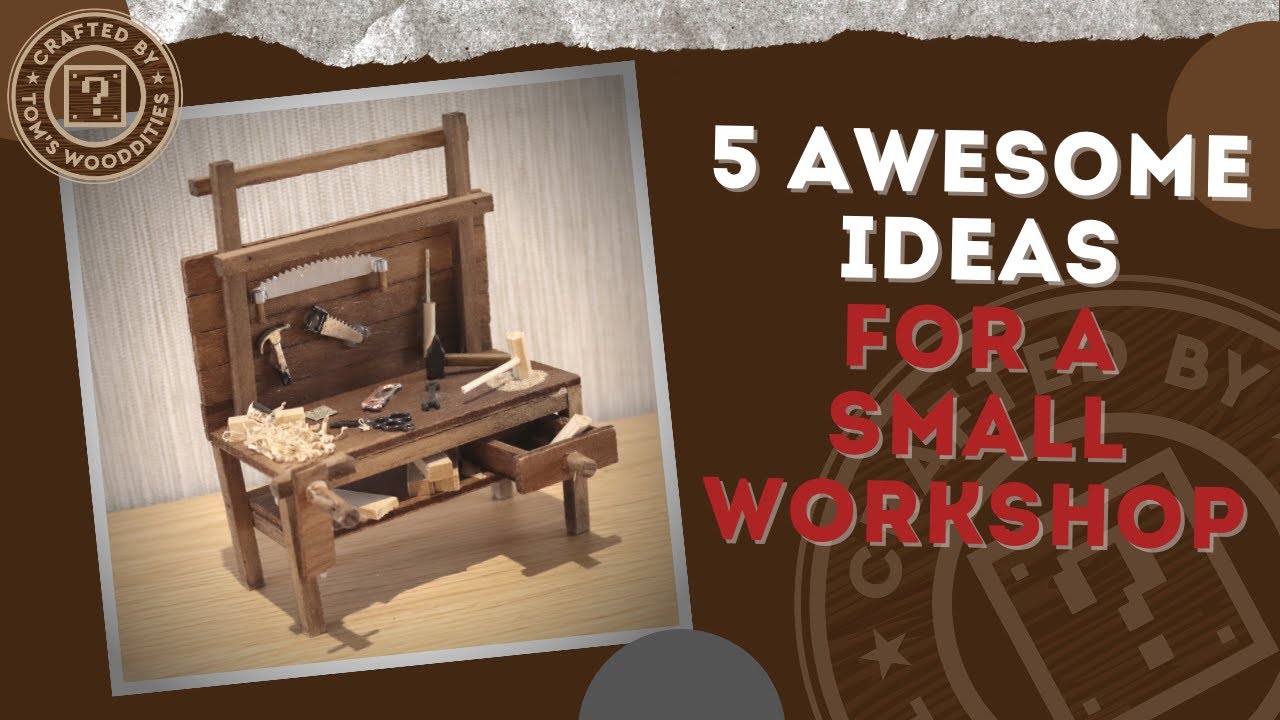 5 AWESOME IDEAS for your SMALL Workshop - YouTube