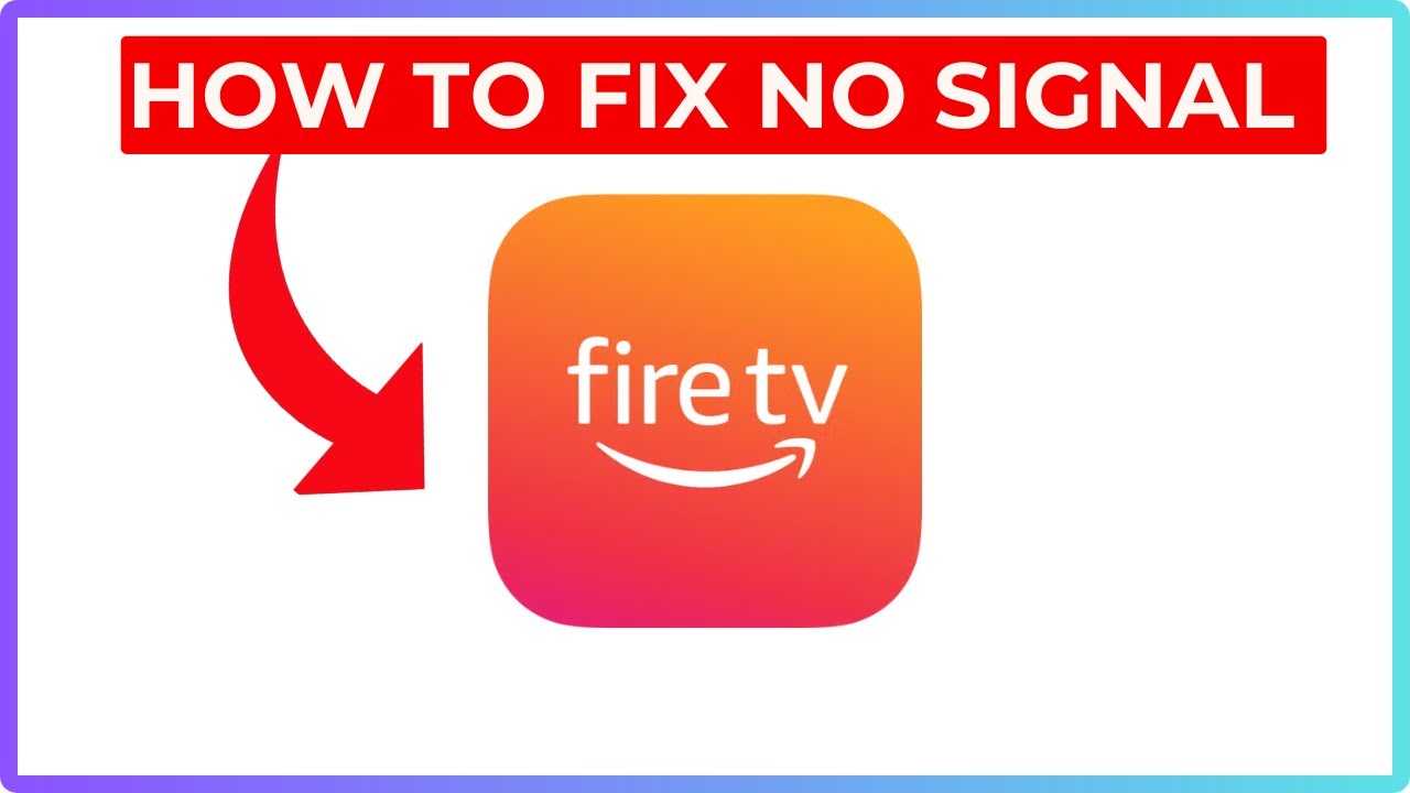 How to Fix No Signal on Amazon Firestick – Quick & Easy Solutions! - YouTube