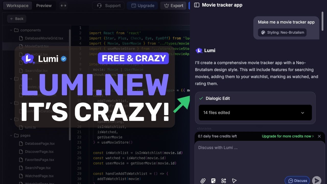 Lumi.New: Best Full stack AI Coding Agent Beats Bolt.new and Lovable ...