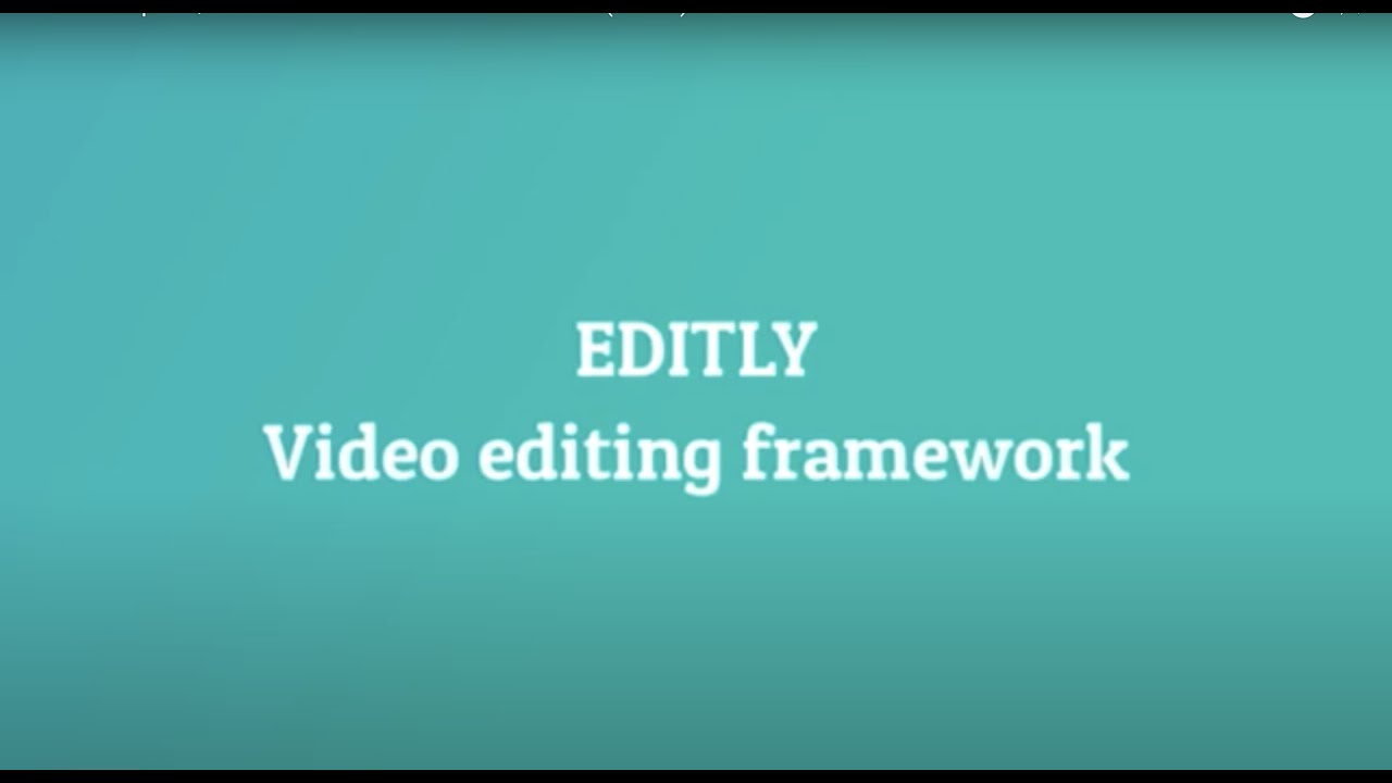 This video was created from code! EDITLY: Command Line Video Editor ...