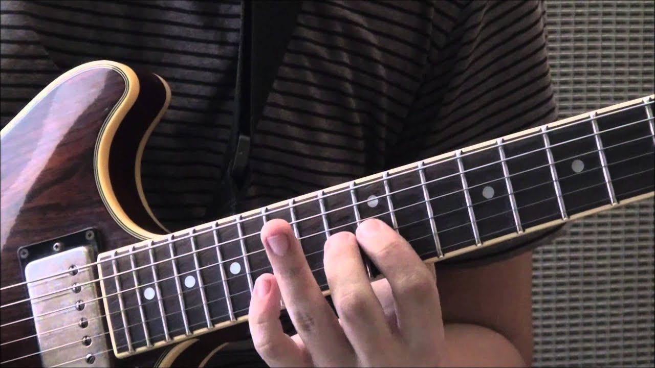 Eb Ionian Scale (3 notes per string) guitar - YouTube