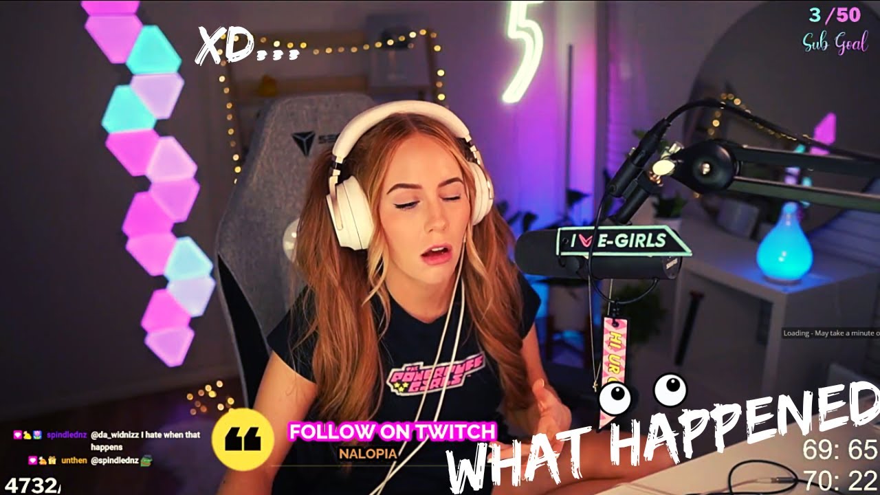 Nalopia on twitch - Amber forgets she's MUTED again on Twitch... | Epic ...