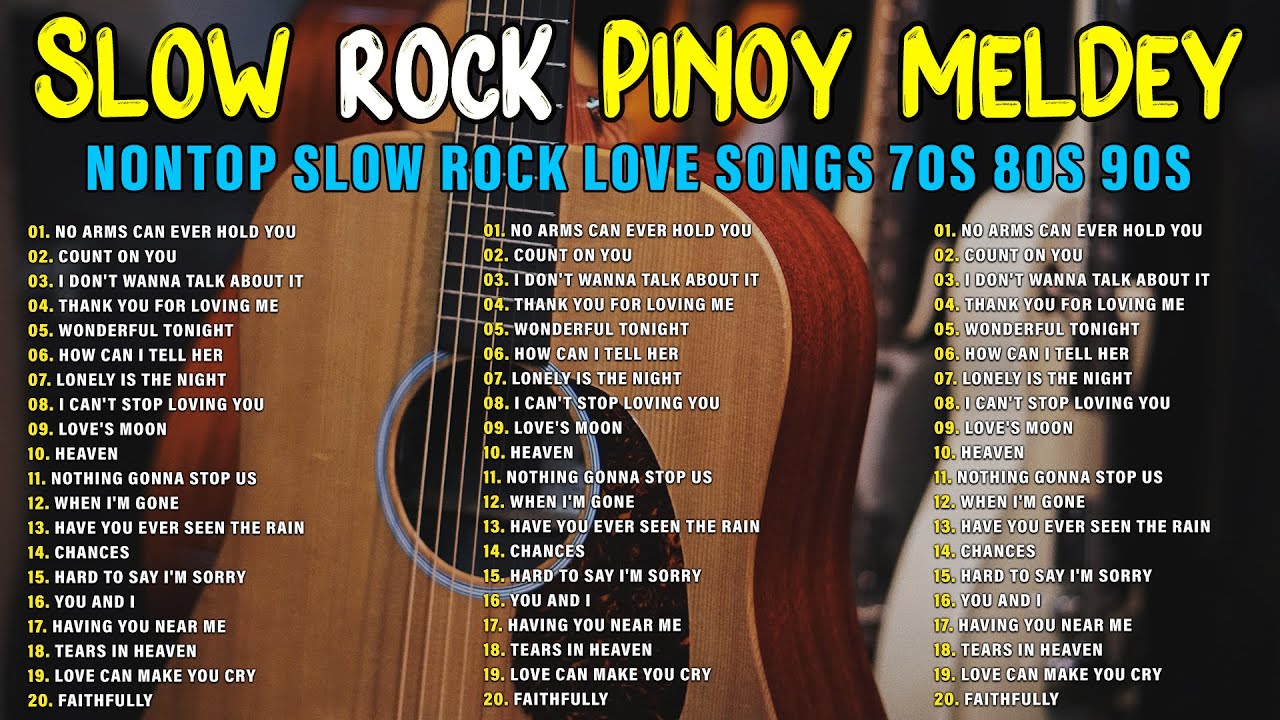 Slow Rock Pinoy Medley Nonstop 70s 80s 90s | Elton John, Scorpions, Bon ...