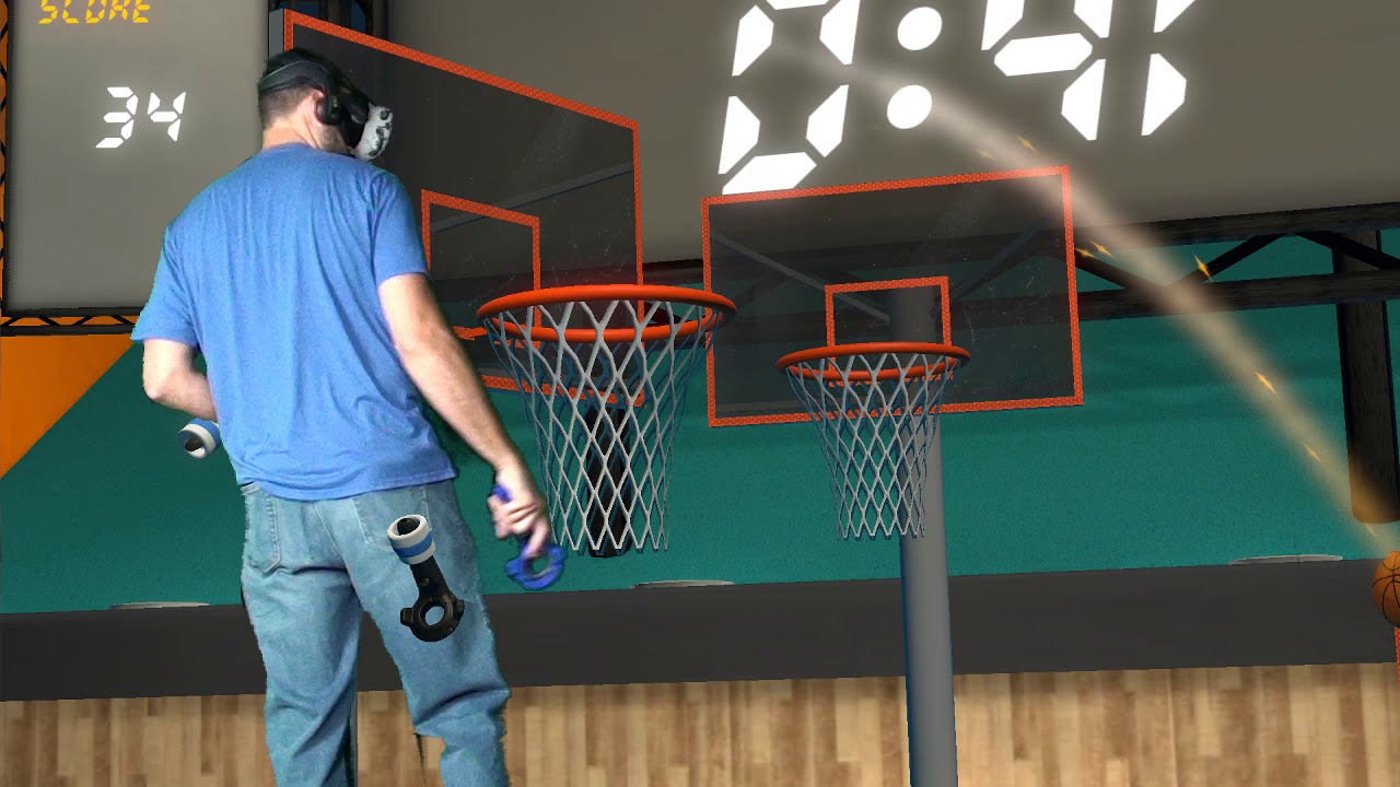 hoops vr mixed reality - YouTube