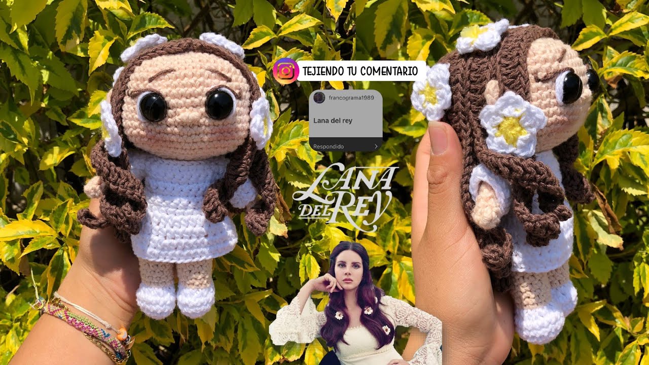 Lana del Rey 👑 amigurumi Funko pop a crochet 🧶 - Tutorial paso a paso ...