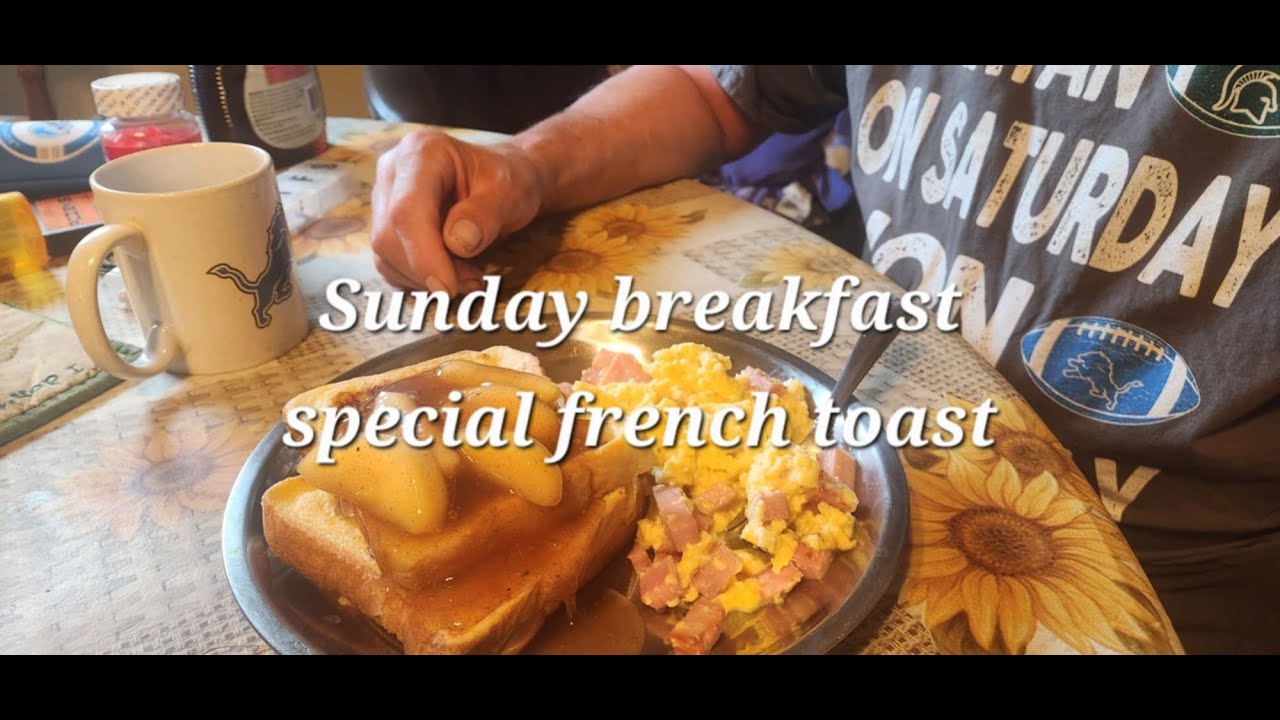 Sunday breakfast with special french toast #breakfast - YouTube