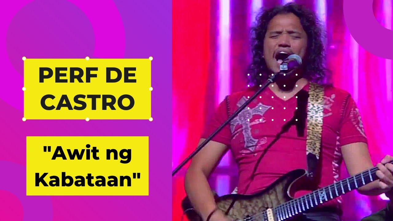Perf De Castro (Original Rivermaya Guitarist) Performs Awit ng Kabataan ...
