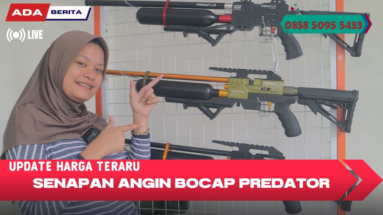 Senapan Angin PCP Bocap Predator Tactical 500cc - YouTube