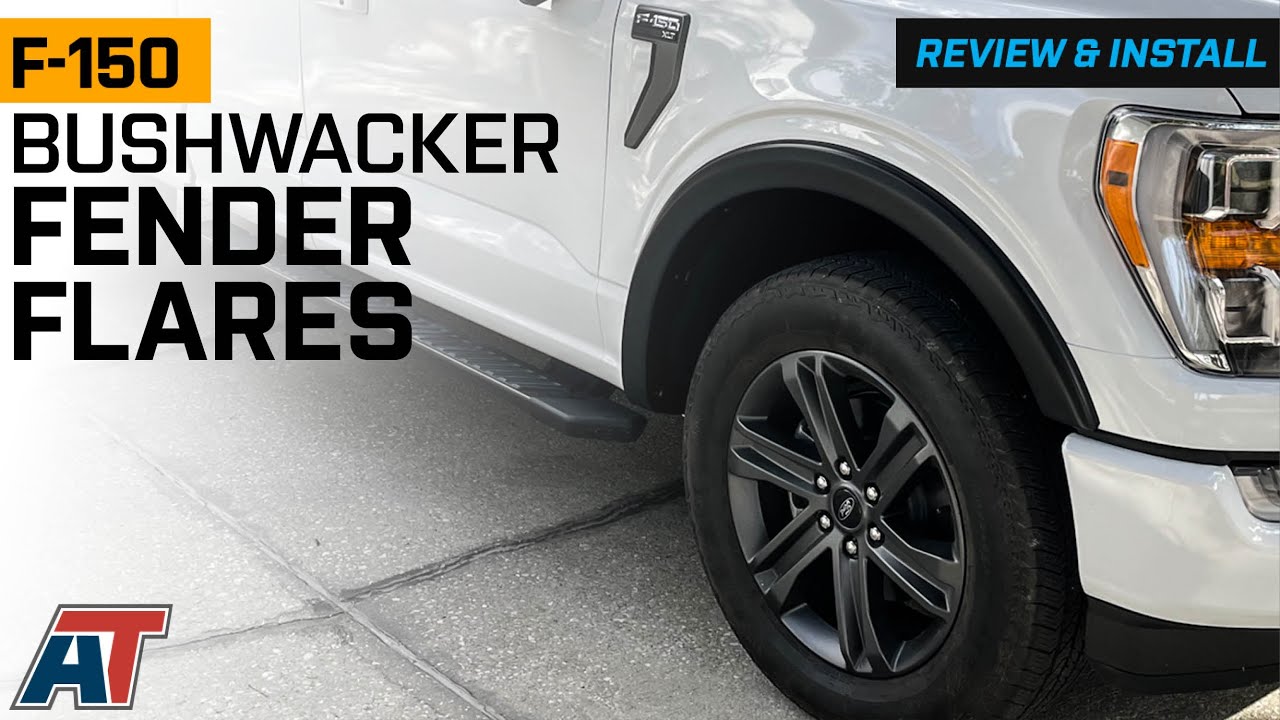 2021-2023 F-150 Bushwacker OE Style Fender Flares Review & Install ...