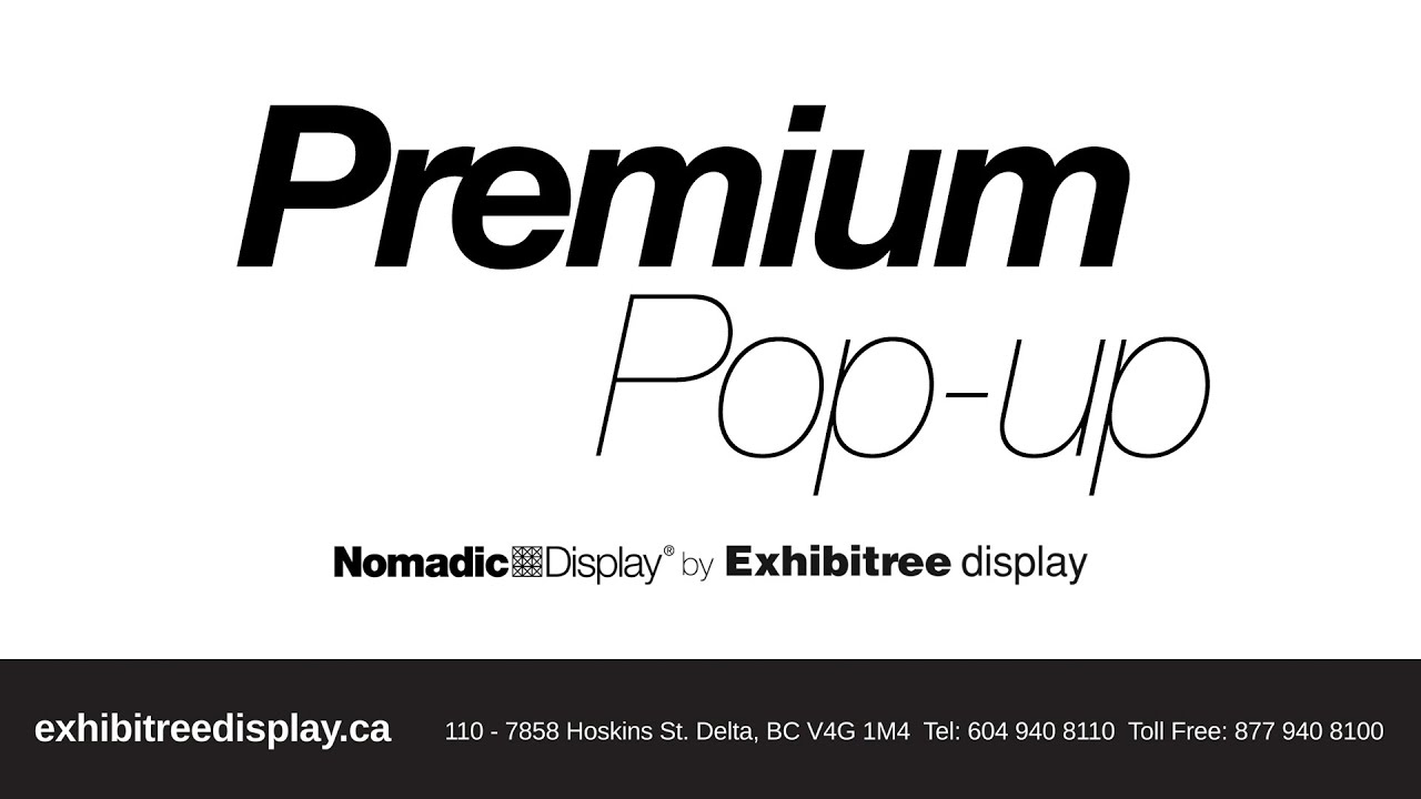 Premium Pop-up (Nomadic Instand) Setup Instructions - Exhibitree ...