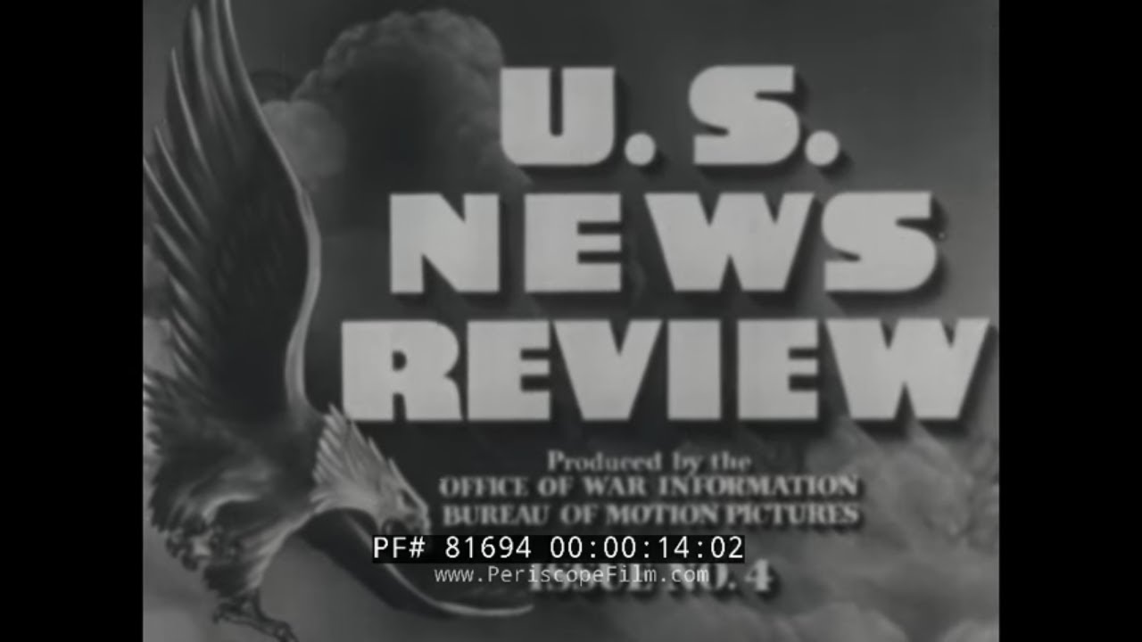 “U. S. NEWS REVIEW ” 1942 WORLD WAR II NEWSREELS RAIDERS OF TIMOR ...