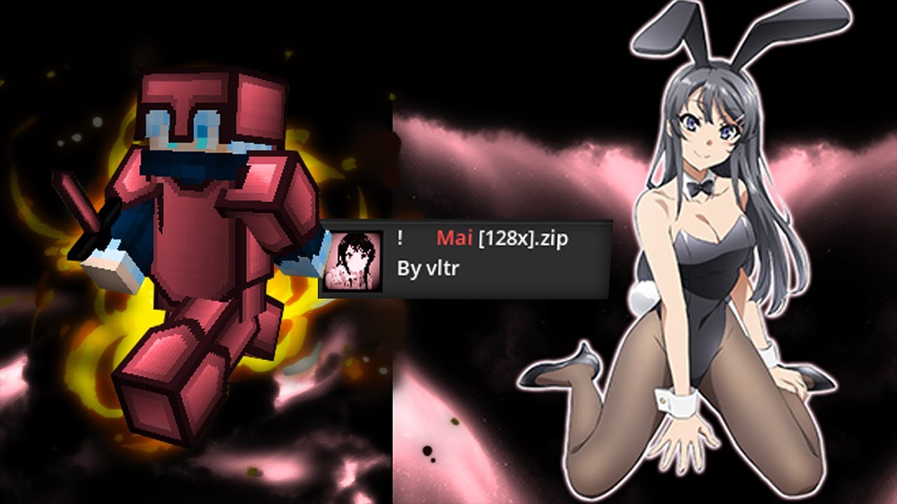 Mai 128x Minecraft Bedwars Texture Pack 1 8 9 1 16 X Anime Texture