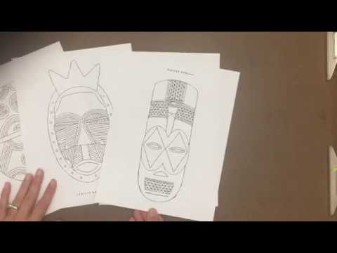 Cycle 1 Week 4- African Masks - YouTube