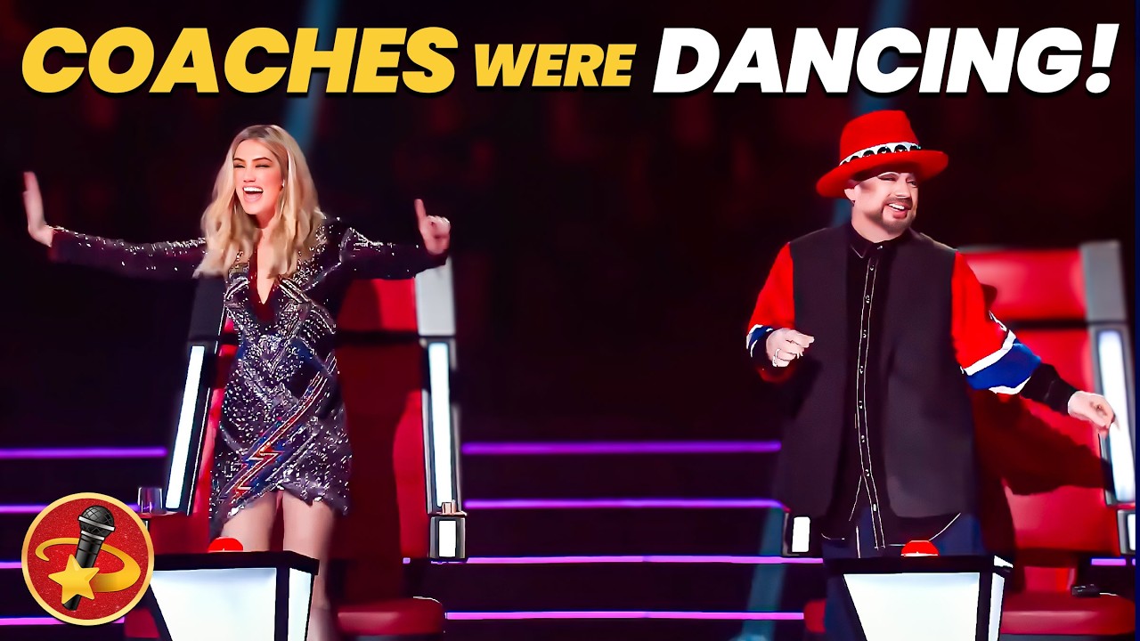 These Blind Auditions Turned Into A Coach DANCE PARTY! 🎉 - YouTube