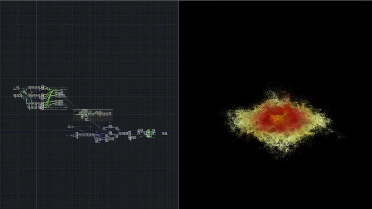 Touchdesigner audio reactive particle system practice - YouTube