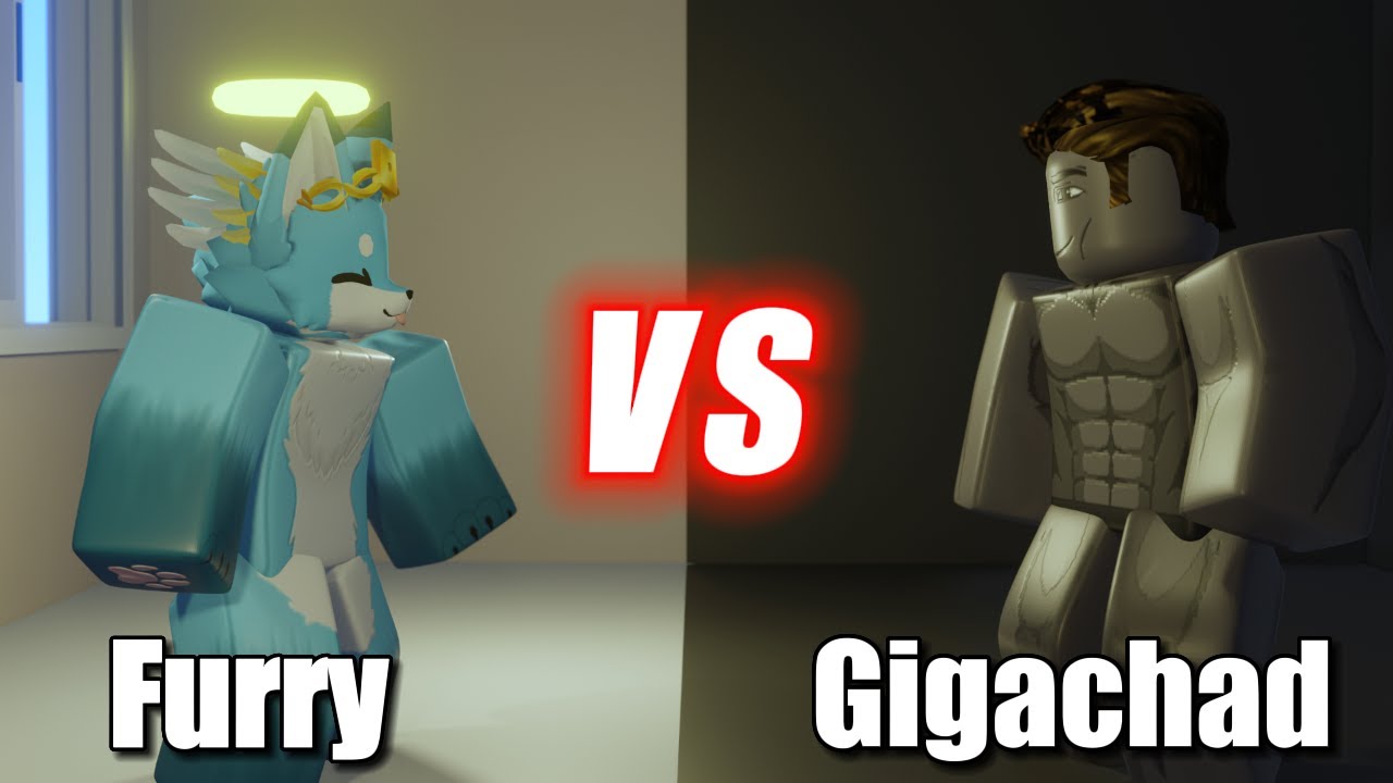 Roblox Furry Vs Gigachad EDIT - YouTube