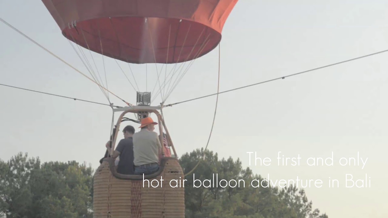 The ONLY hot air balloon adventure in Bali! - YouTube