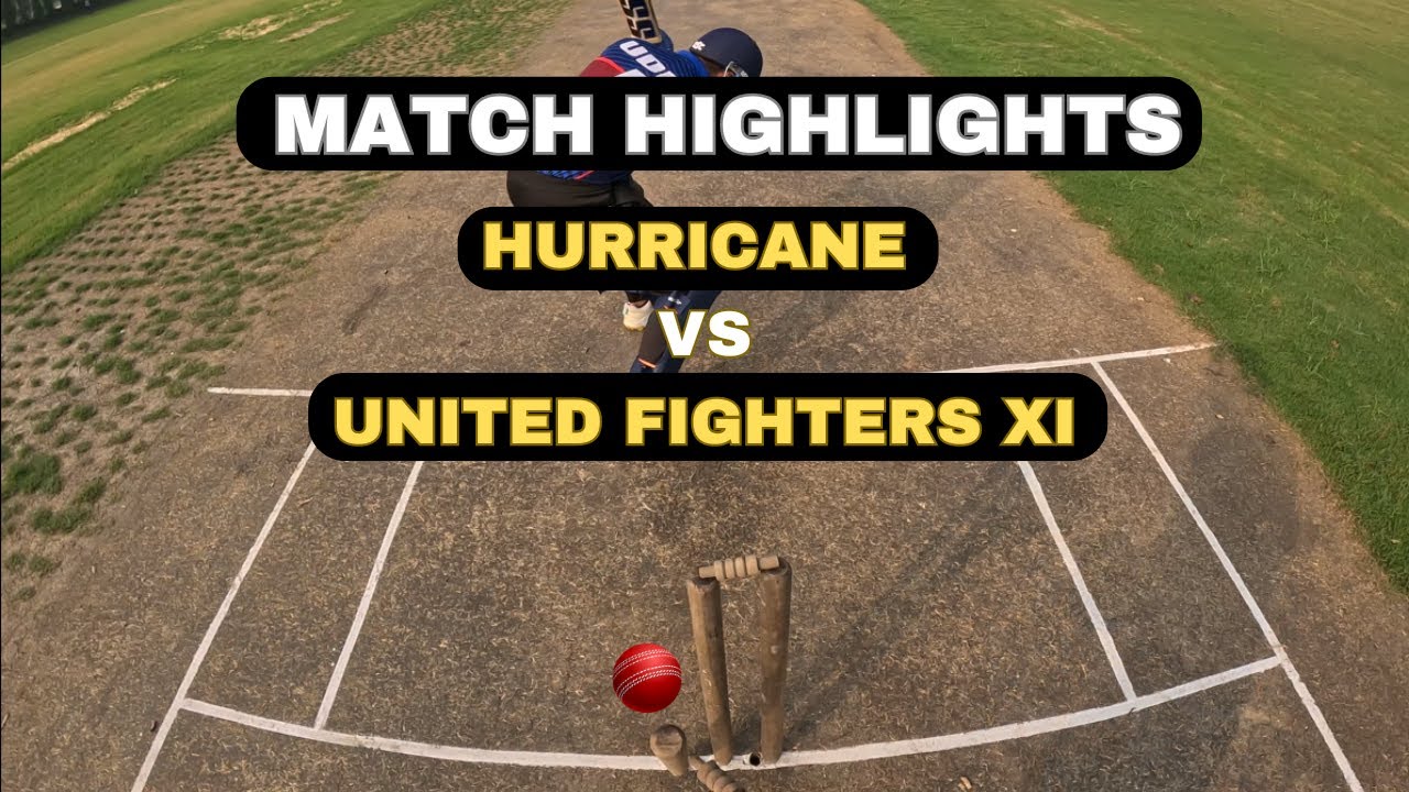 Match Highlights🏏|| Hurricane vs United Fighters XI || WicketKeeper POV ...