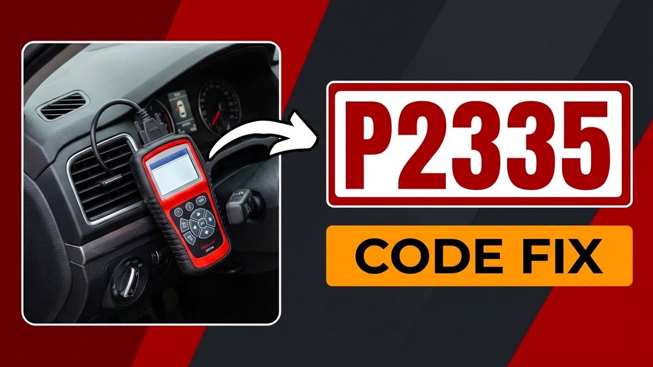 How To Fix P2335 Code - Ignition Coil L Secondary Circuit Misfire ...
