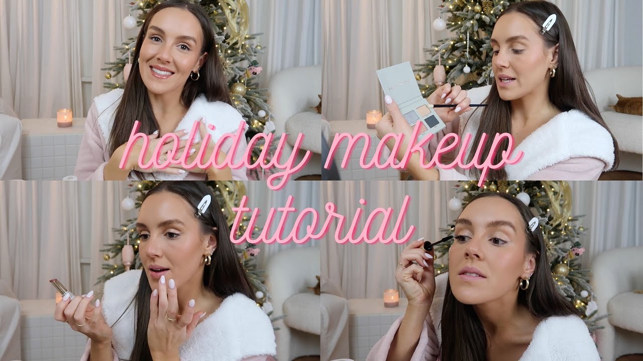 HOLIDAY MAKEUP TUTORIAL with beautycounter | Emma Rose - YouTube