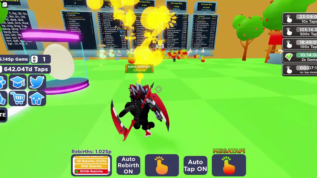 I made it on the leaderboard in tapping sim - YouTube