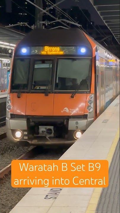 Waratah B Set B9 arriving into Central #shorts - YouTube