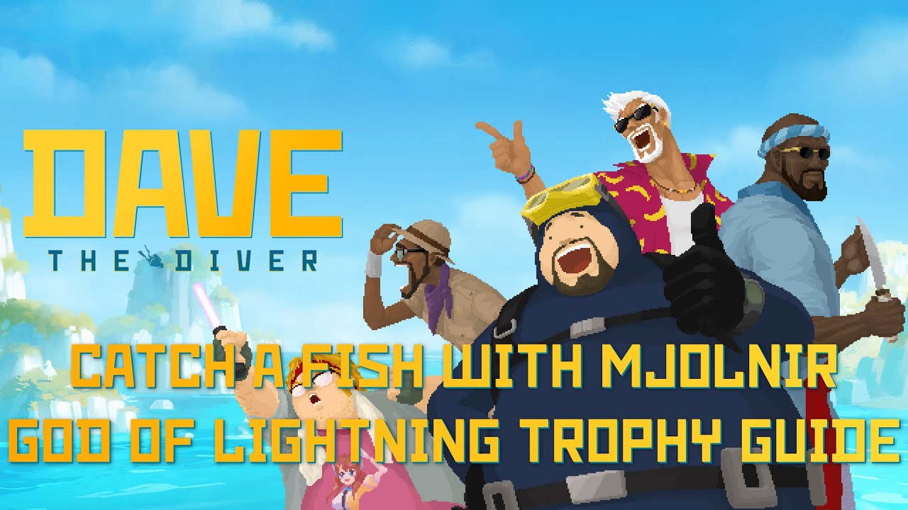 DAVE THE DIVER - Catch a Fish with Mjolnir (God of Lightning Trophy ...