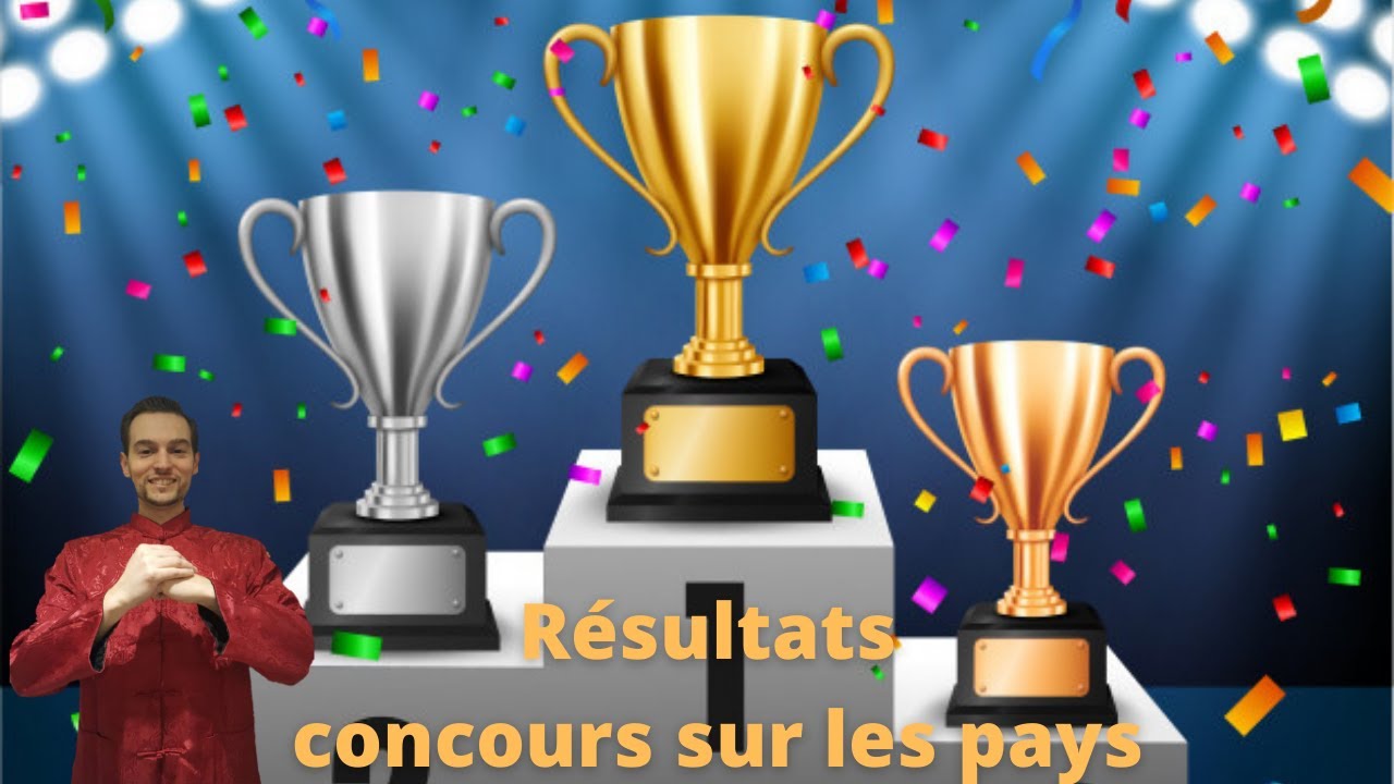 Résultats jeu concours sur les pays : et les gagnants sont ? - YouTube