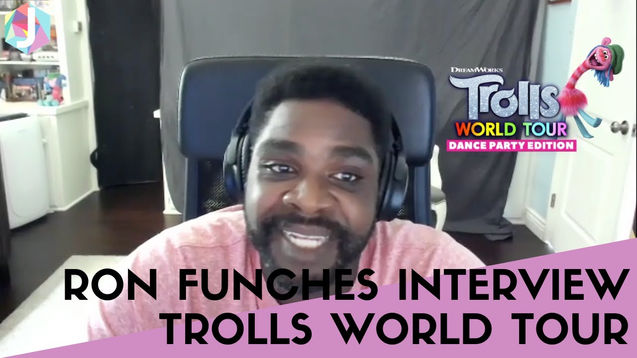 Ron Funches Interview for Trolls World Tour - YouTube