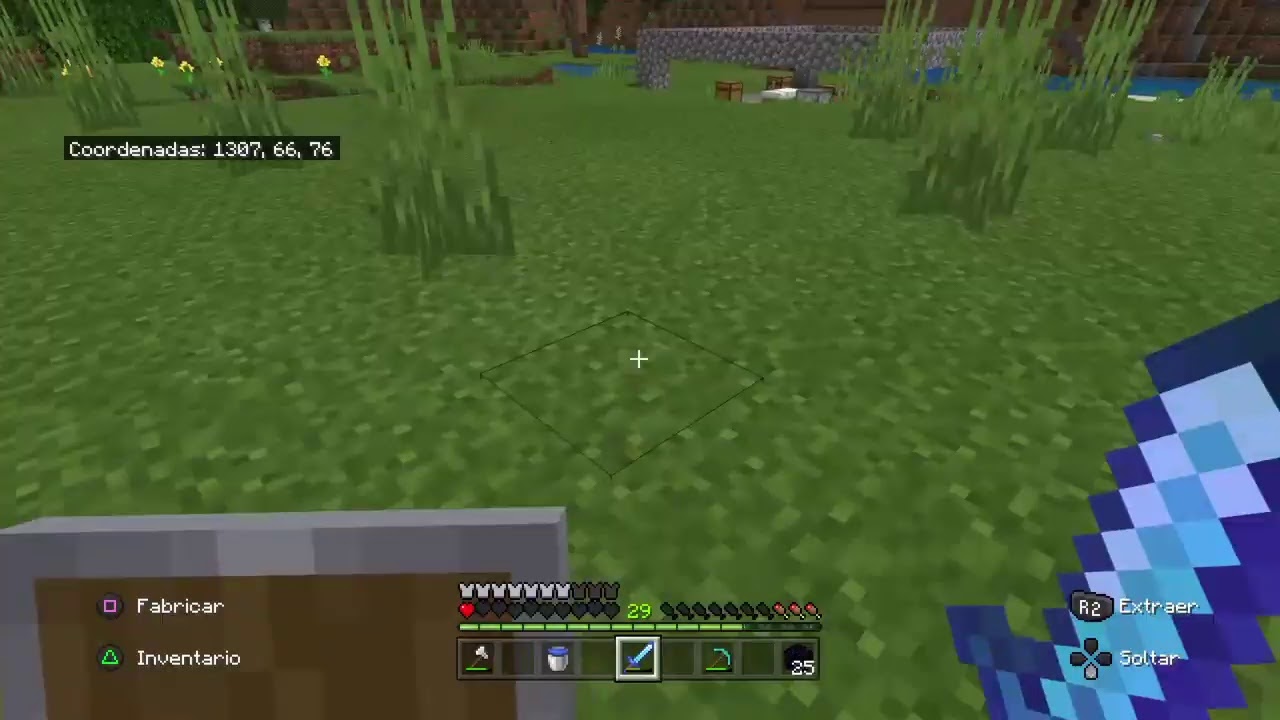 Jugando minecraft con vizer hago mi casa - YouTube