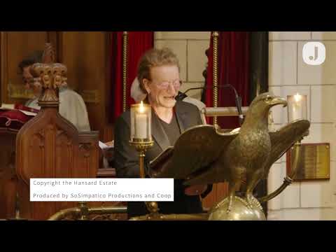 Bono reads out lyrics of U2's A Beautiful Day at Glen Hansard's funeral