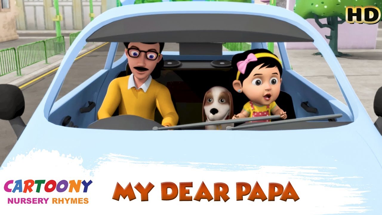 My Dear Papa | Animation Nursery Rhymes For Kids Song | Kids Songs ...