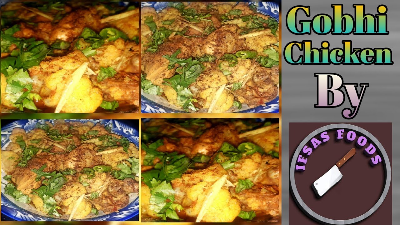Gobhi Chicken | Spicy & Tasty Curry Recipe | How to make Gobhi Chicken ...