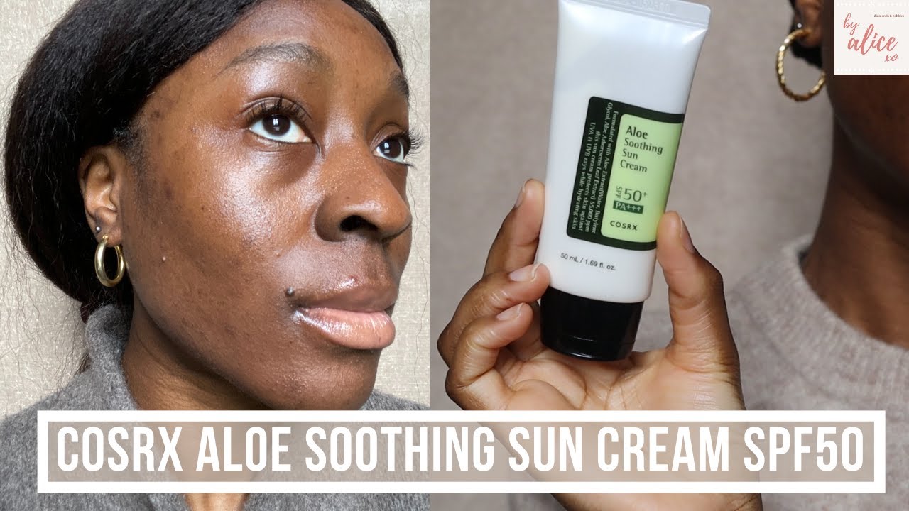 COSRX ALOE SOOTHING SUN CREAM SPF50 | KOREAN SKINCARE SUNSCREEN FOR ...