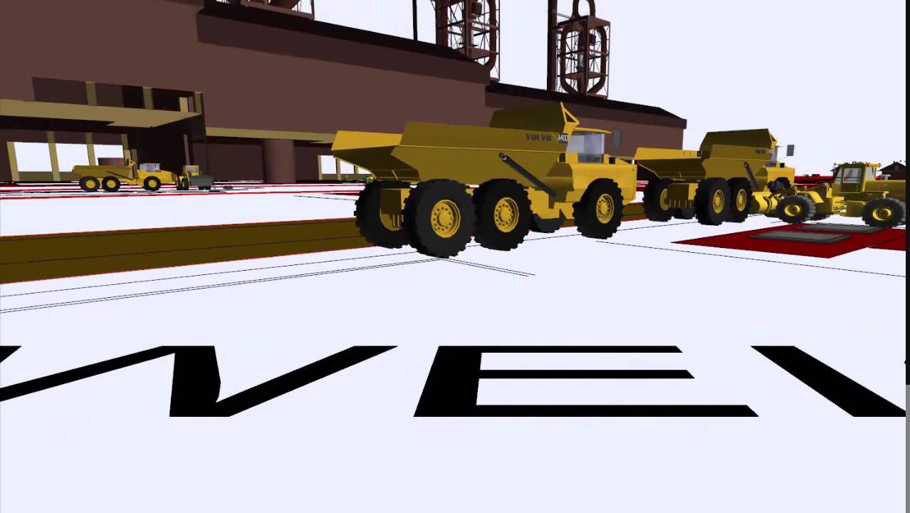 Plant Logistics simulation using Flexsim - YouTube