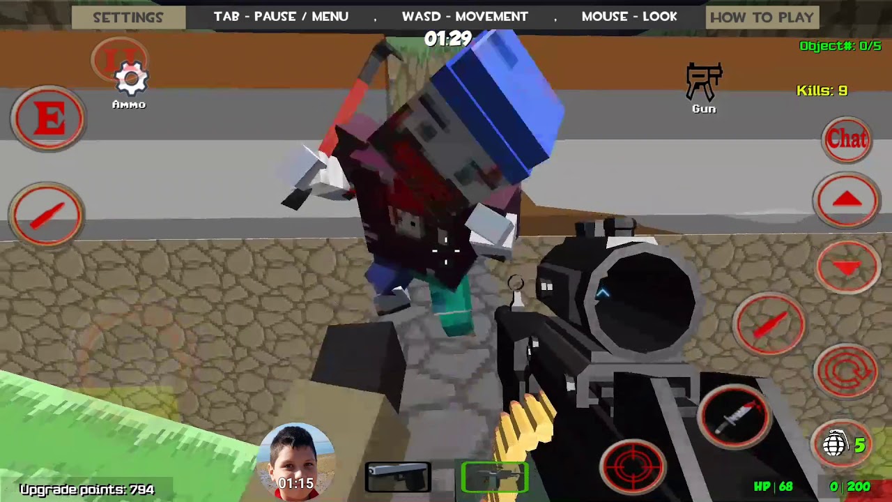 Zombie Arena 3D Survival Offline Mobile PlayThrough - YouTube