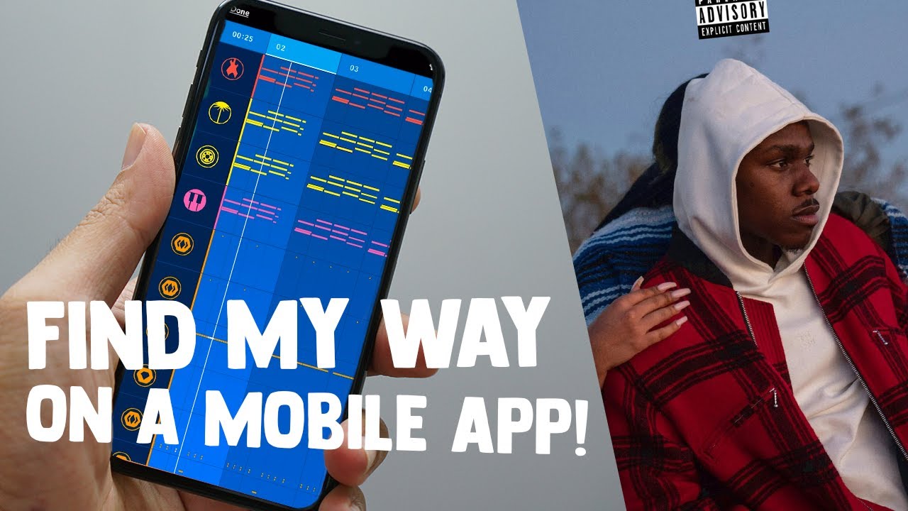 How "Find My Way" by DaBaby was made on a mobile app - YouTube