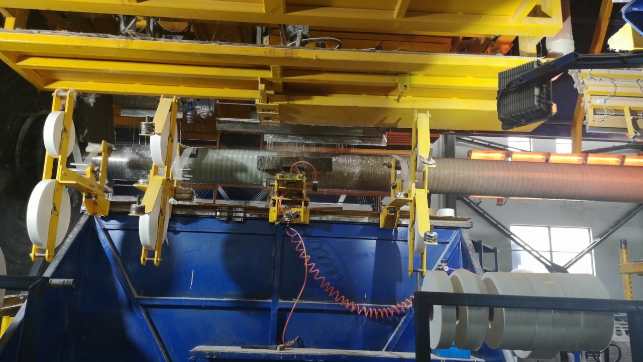 Continuous Filament Winding Machine - YouTube