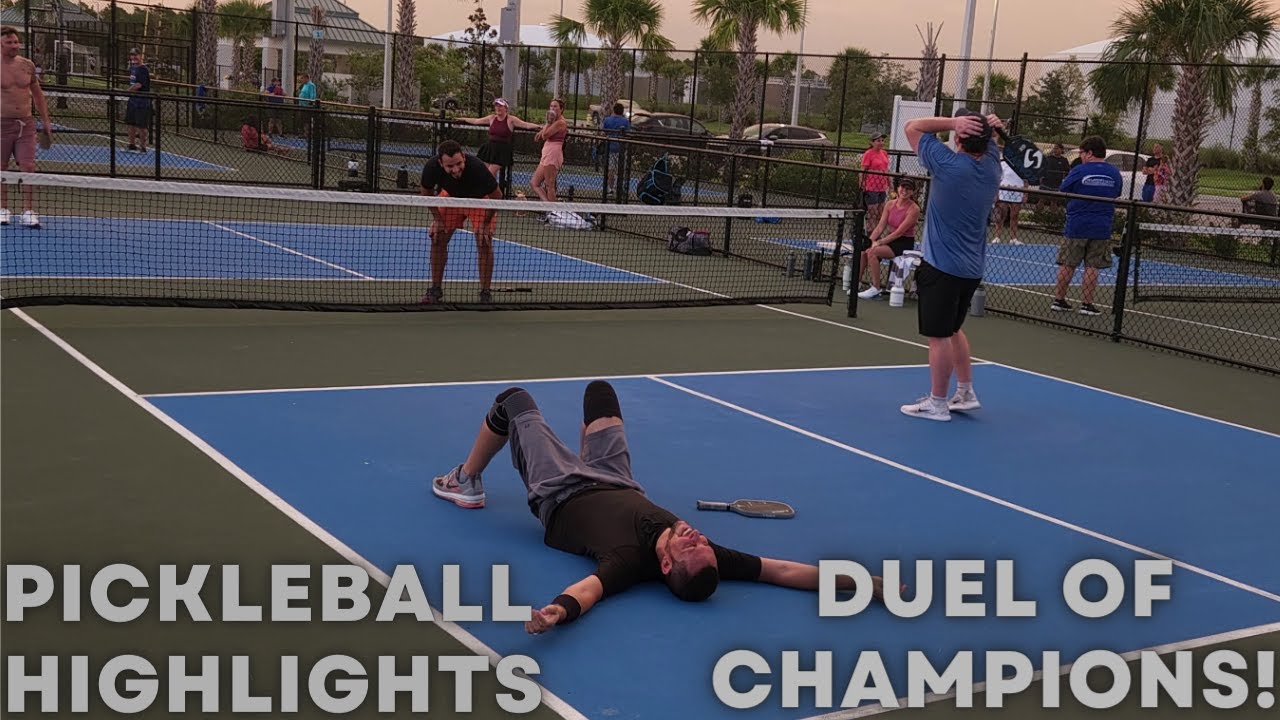 Pickleball Highlights, Giving It Their All! - YouTube